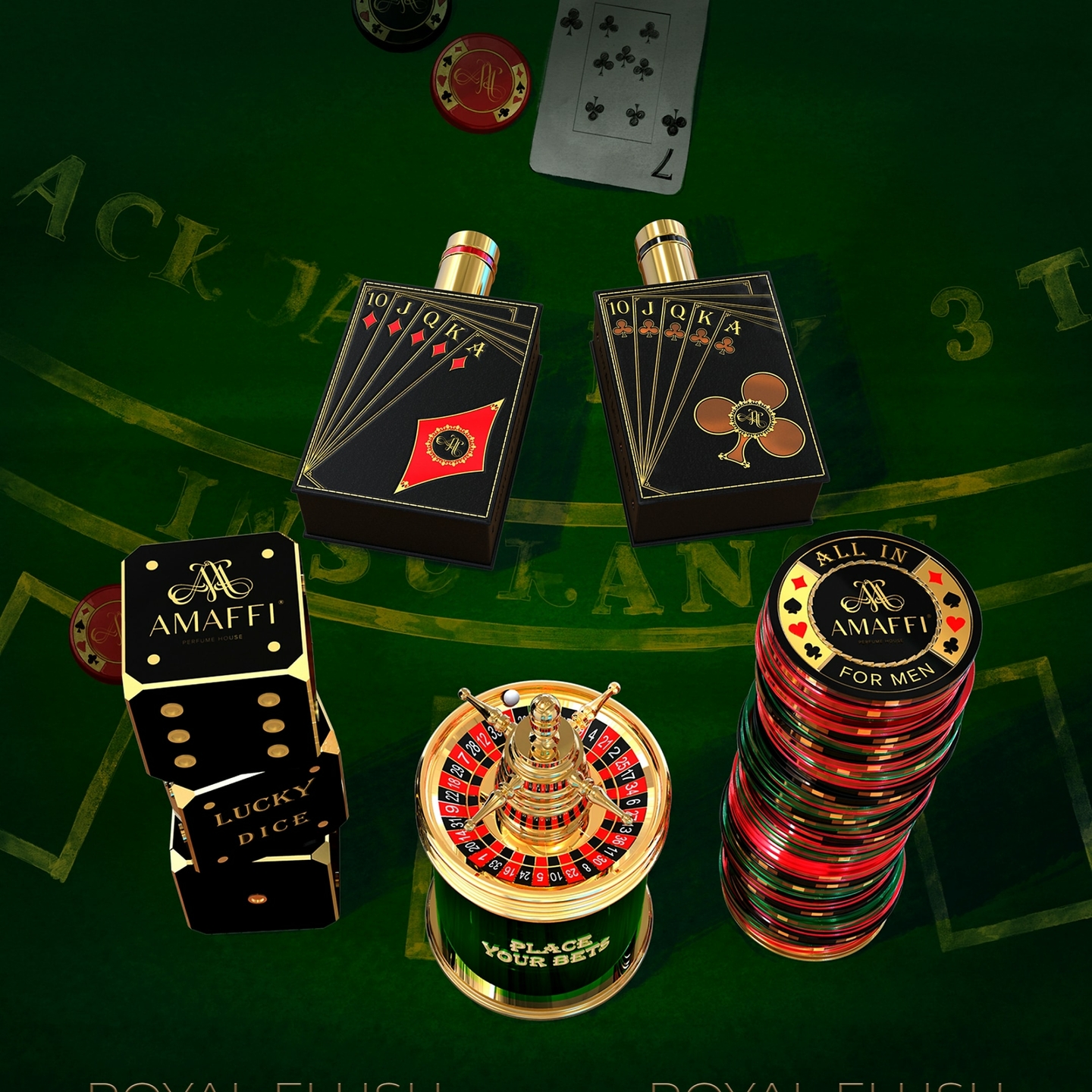 ROYAL FLUSH DIAMOND for Men | Ltd. Edition Luxury Fragrances | AMAFFI